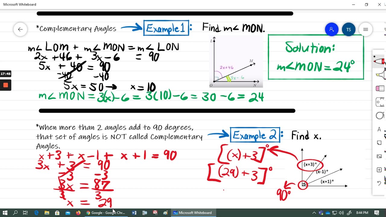 Angle Terminology with Equations Tutorial Video - YouTube