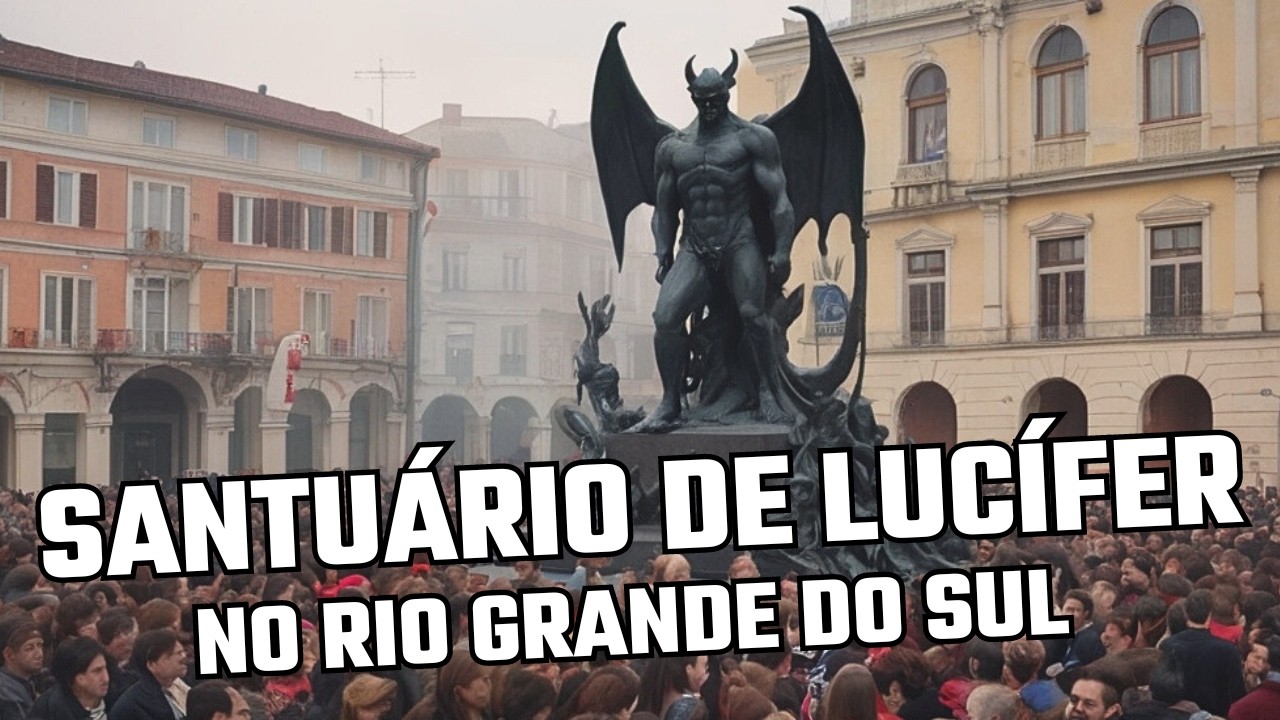 GRANDE ESTÁTUA DE LÚCIFER FOI INSTALADA NO RIO GRANDE DO SUL - YouTube
