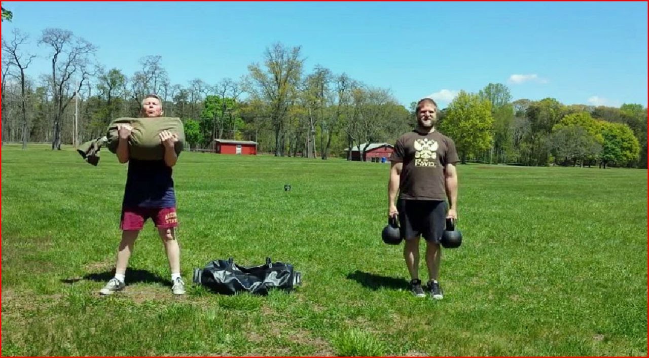 Sandbag And Kettlebell Walking Workout - YouTube