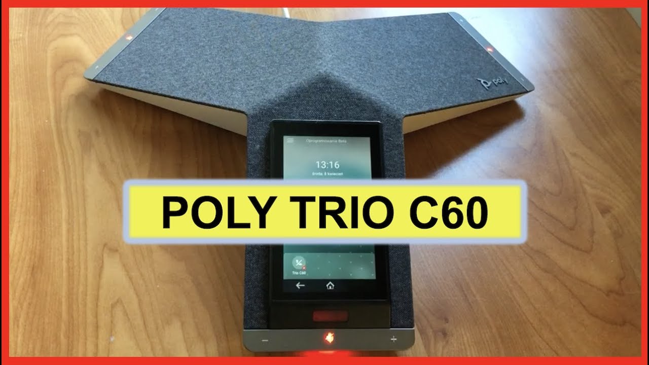 Telefon konferencyjny Poly Trio C60 - YouTube