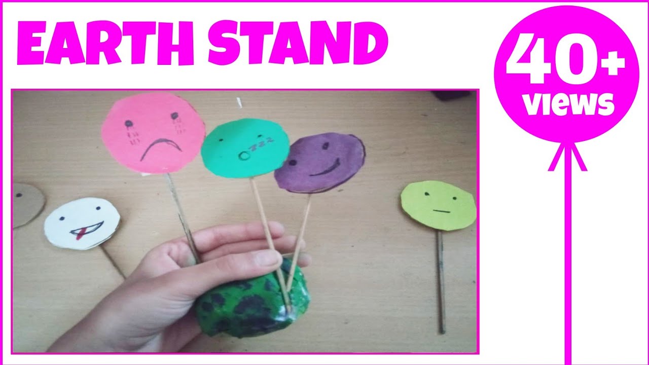Earth Stand | homemade stand |easy homemade | ART AND CRAFT | KIDS ...