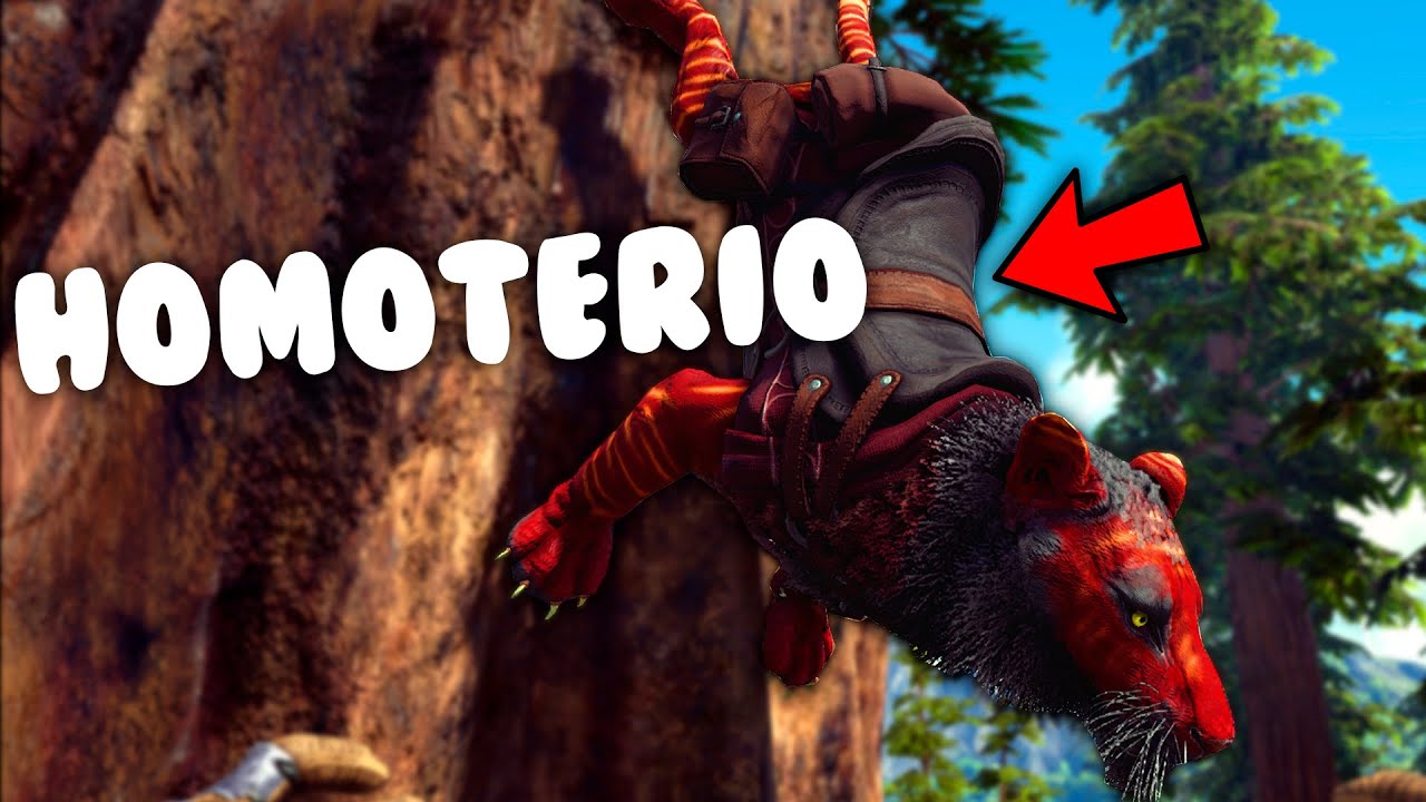COMO TAMEAR HOMOTERIO Y TODAS SUS HABILIDADES - ARK: ANIMAL OF ATLAS ...