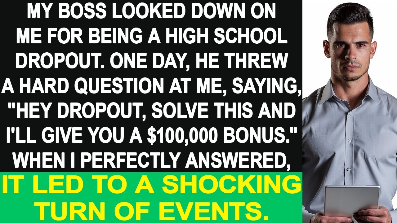 My boss gave me a hard question saying, "Solve this and I'll give you a ...