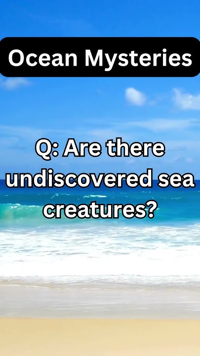 Ocean Mysteries - YouTube