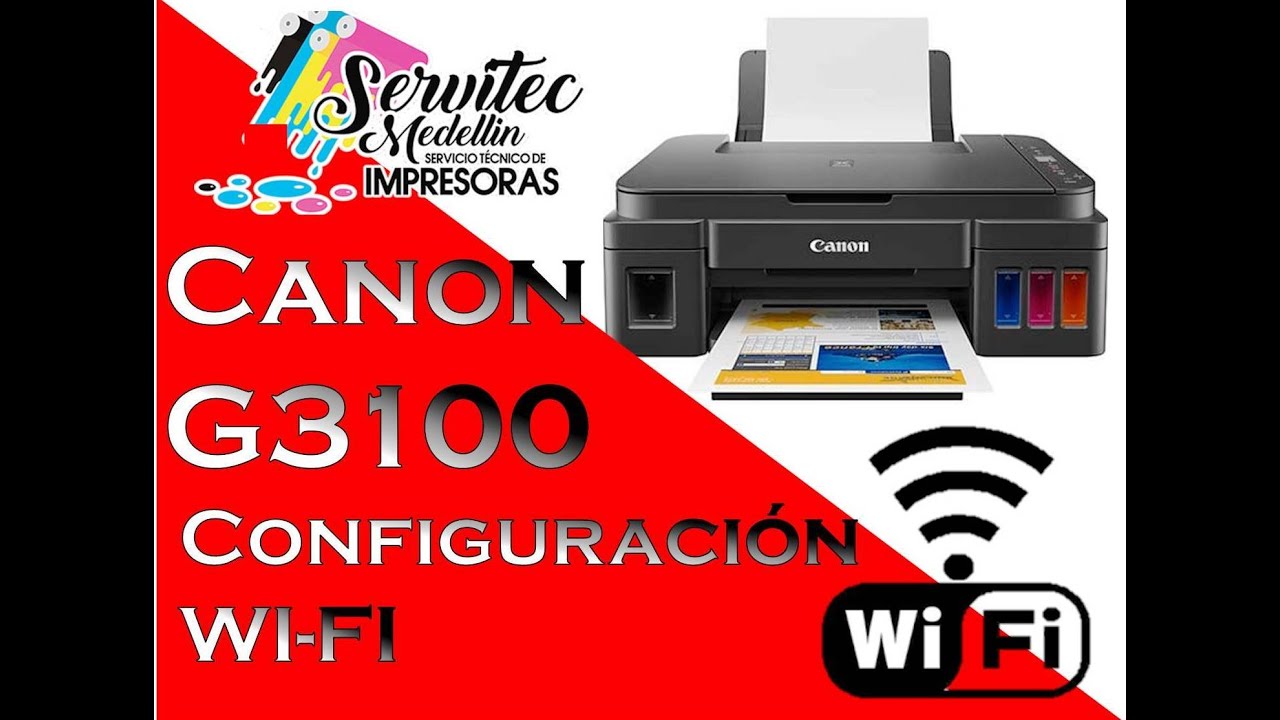 Instalación WIFI CANON (G3100- G4100-G3110-G4110-4111) - YouTube
