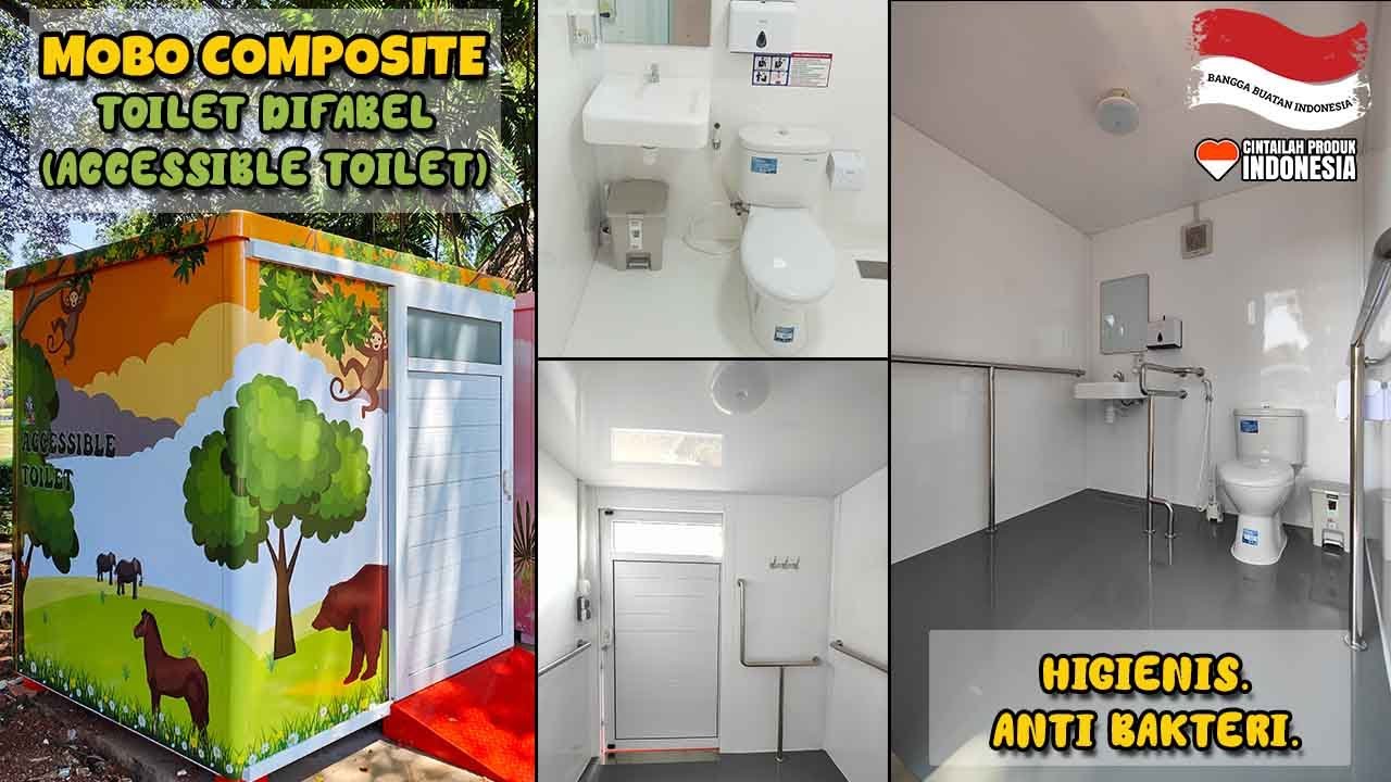 TOILET DIFABEL MODULAR (ACCESSIBLE TOILET) - YouTube