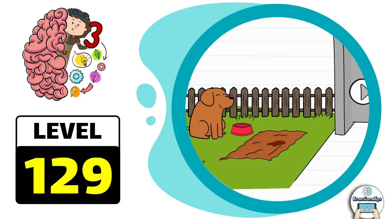 Brain Test 3 Level 129 (Latest version) Walkthrough - YouTube