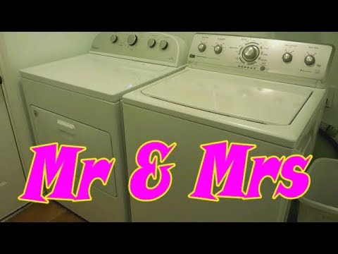 Mr Washer Gets A New Mrs Dryer! - YouTube