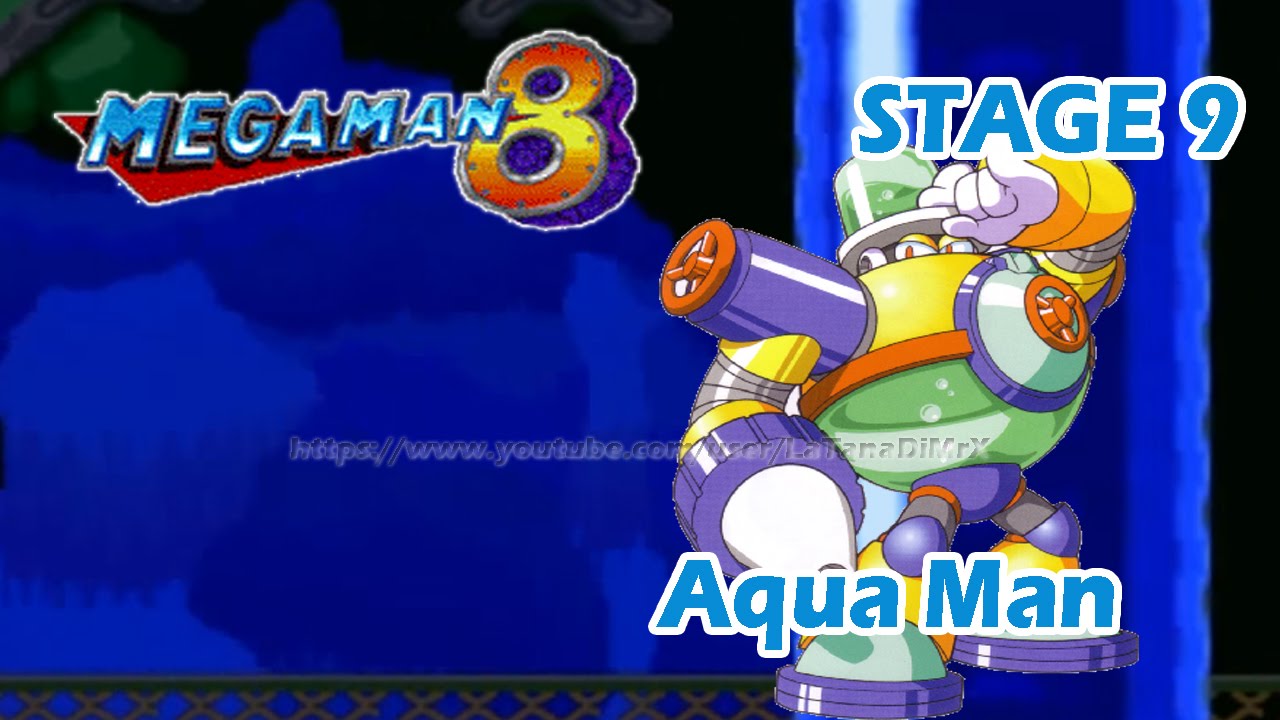 Mega Man 8 100% Aqua Man (Stage 9) [ HD ] - YouTube