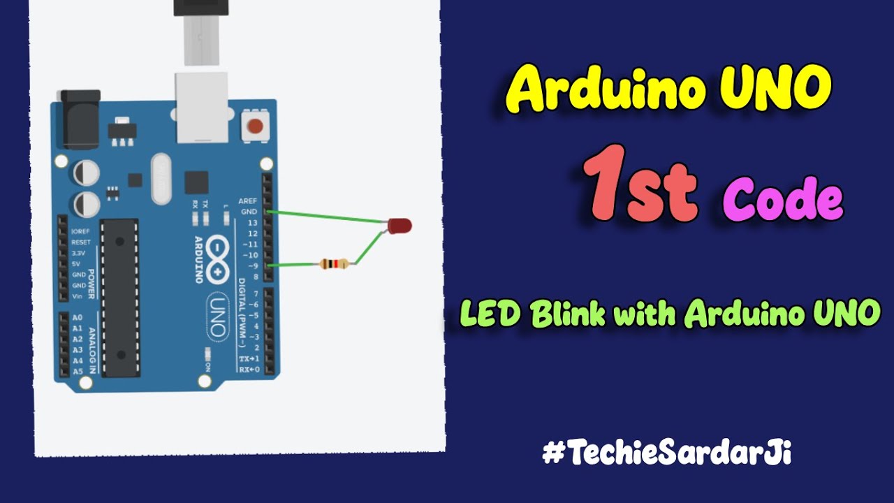 First Arduino Code | LED Blink with Arduino UNO | Arduino Complete ...