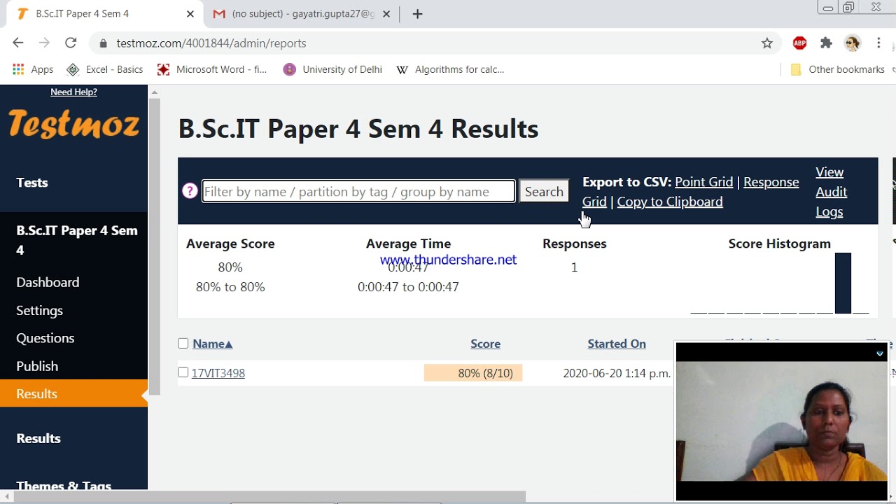 Testmoz a platform for online Examination - YouTube
