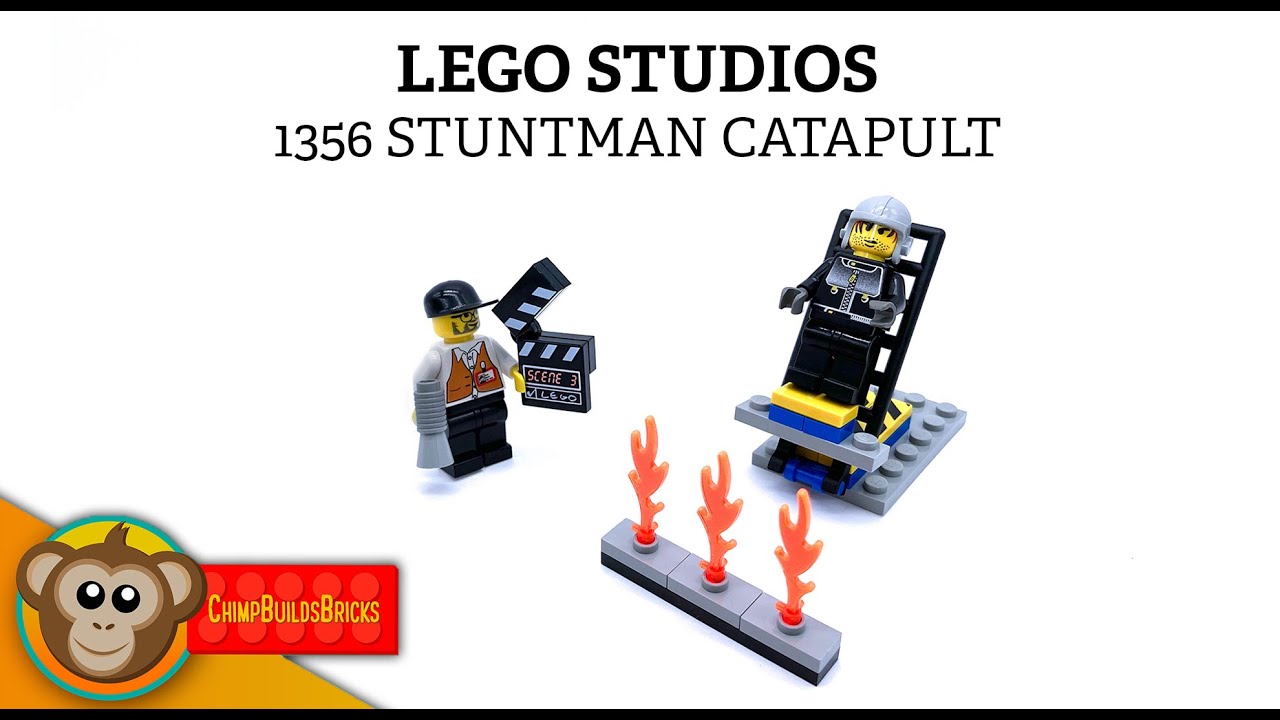 Lego Studios - 1356 Stuntman Catapult Speedbuild - YouTube