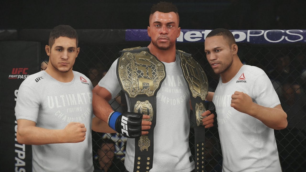 UFC 3 GOAT Career Mode - 2 Belts Hall of Fame! EA Sports UFC 3 Gameplay ...