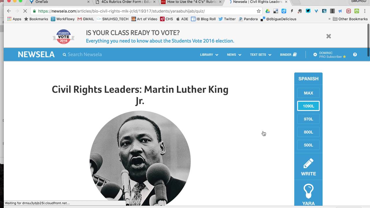 Newsela: Checking Student Annotations - YouTube