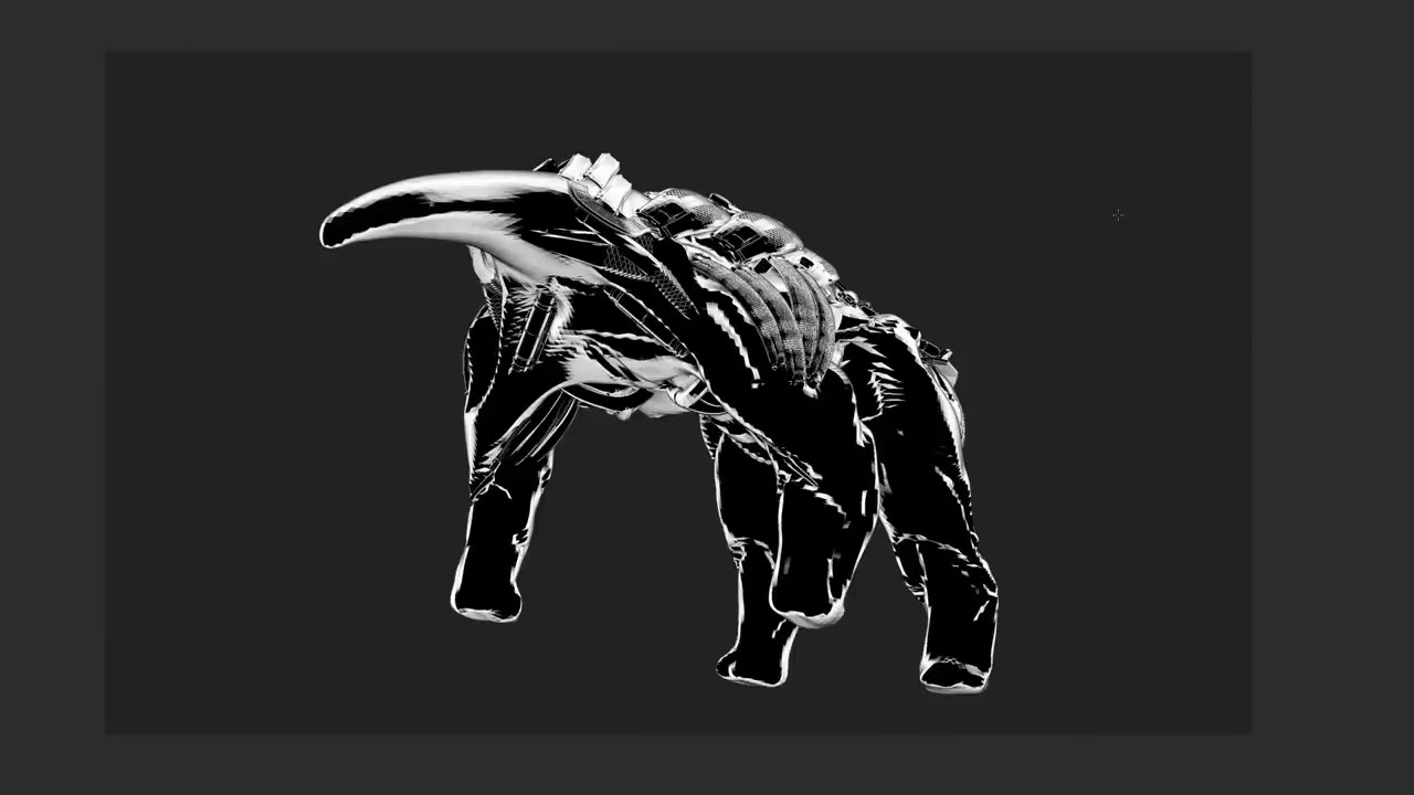 Atom-Eater Robot - 3DModelling/Design Timelapse. Deleted modeling video ...