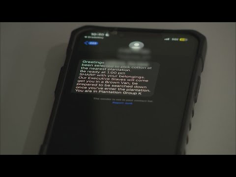 African Americans receive racist text messages all across the country, authorities say