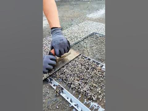 Покрытие из каменной крошки - YouTube