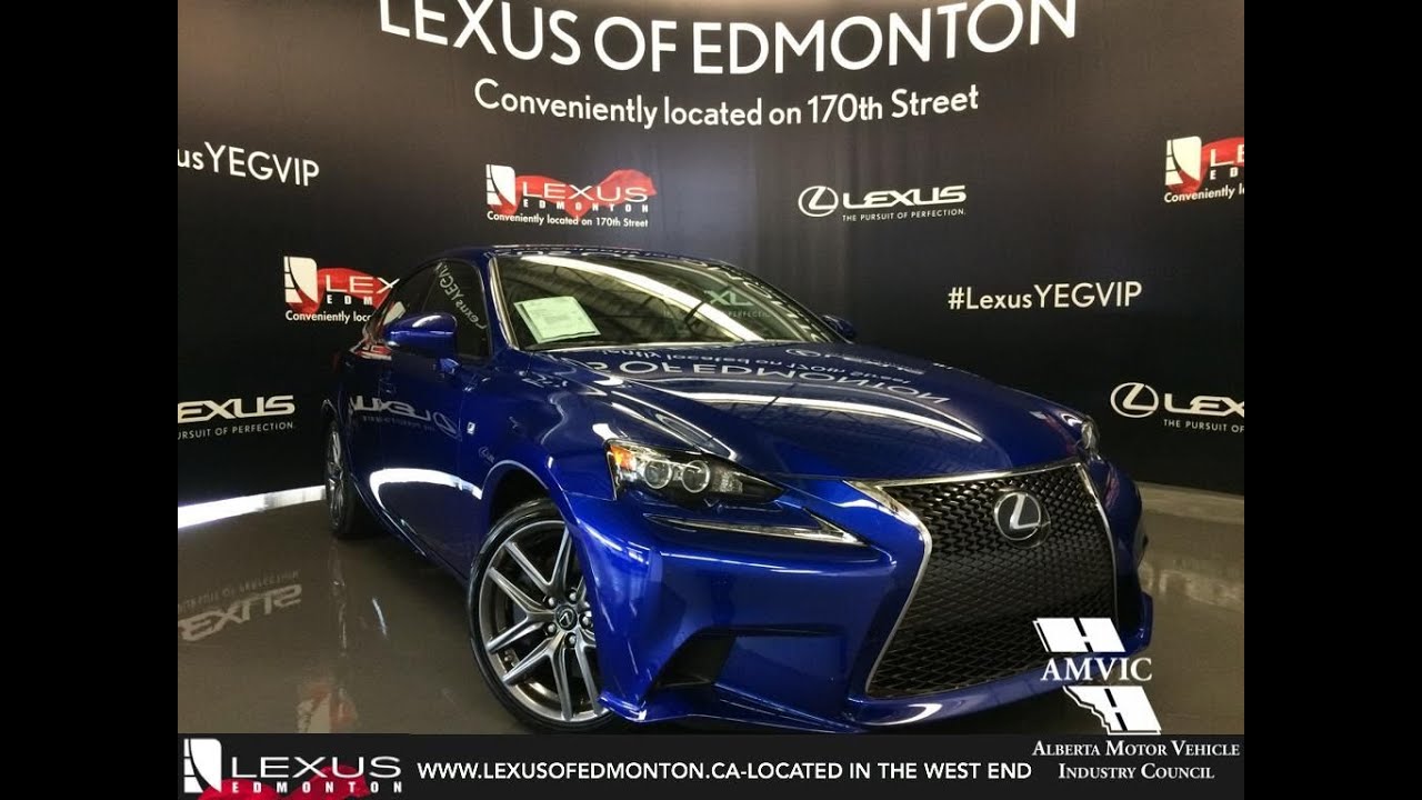 2016 Ultra Sonic Blue Lexus IS 350 AWD F Sport Series 3 In Depth Review ...