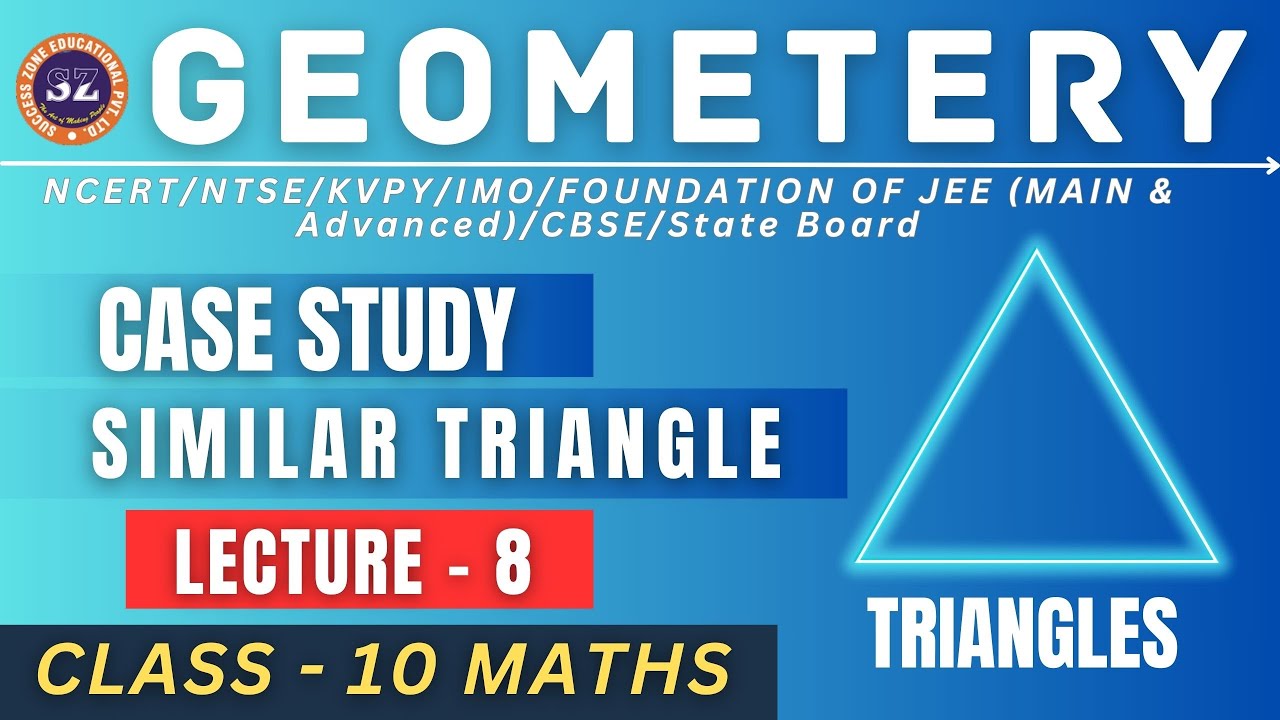 TRIANGLE I MATHEMATICS I Lecture - 8I Class 10 I Live class - YouTube