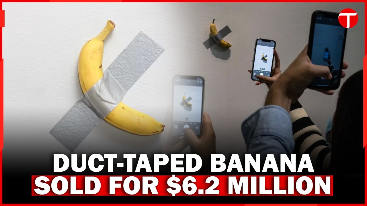 Duct-taped banana sold for $6.2 million in auction | The Express ...