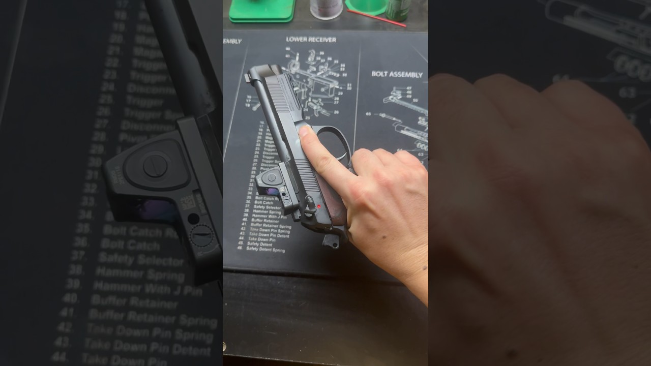 Beretta 92x with a Trijicon RMR #beretta #trijicon #9mm - YouTube