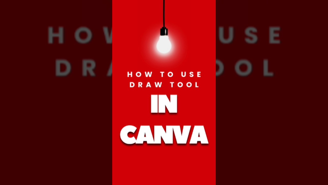 How to use draw tool in canva? #canvadesign #canvatutorial #digitaldesign #shorts - YouTube
