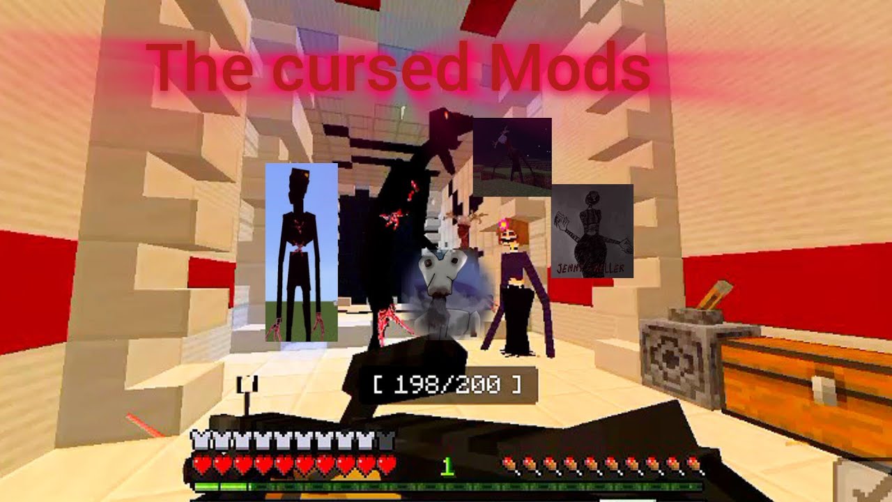 Minecraft most Cursed Mods I tested with gun - YouTube