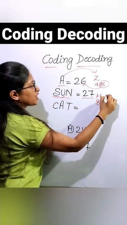 Coding Decoding | Reasoning Trick | SSC, Railway #shorts #vaishalijain - YouTube
