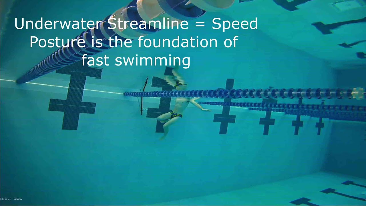 Underwater Streamline = Speed. Posture is the foundation of fast ...