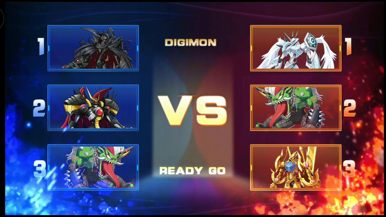 PvP : Black Omegamon VS White Omegamon - Digital Master / Digi Warfare ...