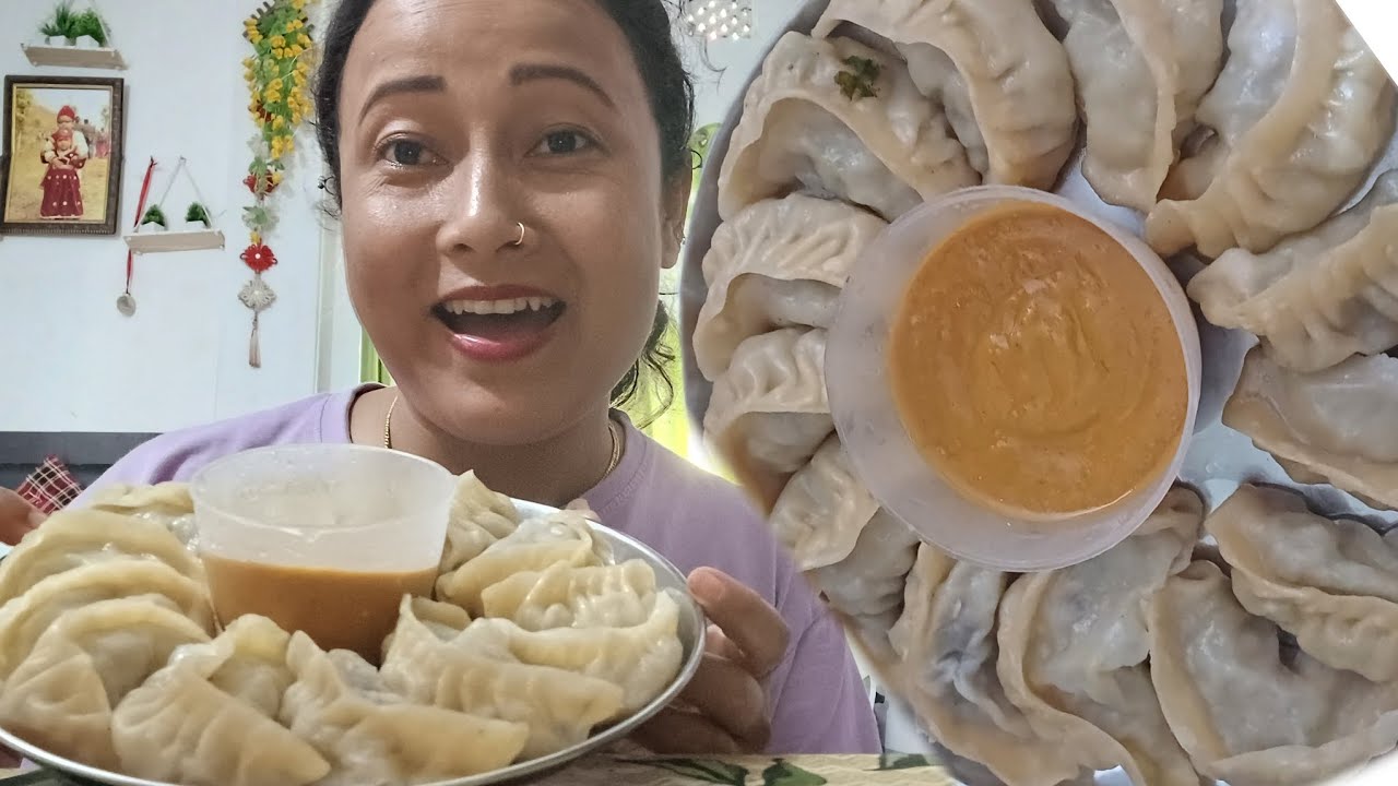 first time mutton momo eating 🥟🥟🥟 #yammytummy #food #1k #darjeelingmomo ...