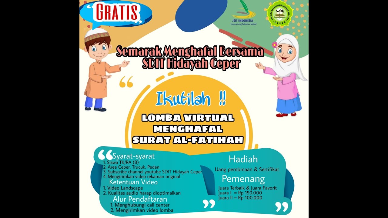 017 SM Alfarizki Zhafran Pratama TK IT AL HAWARIY - YouTube