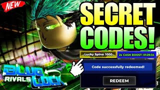 All New Nel Rin Update Secret Codes In Blue Lock Rivals Roblox Blue ...