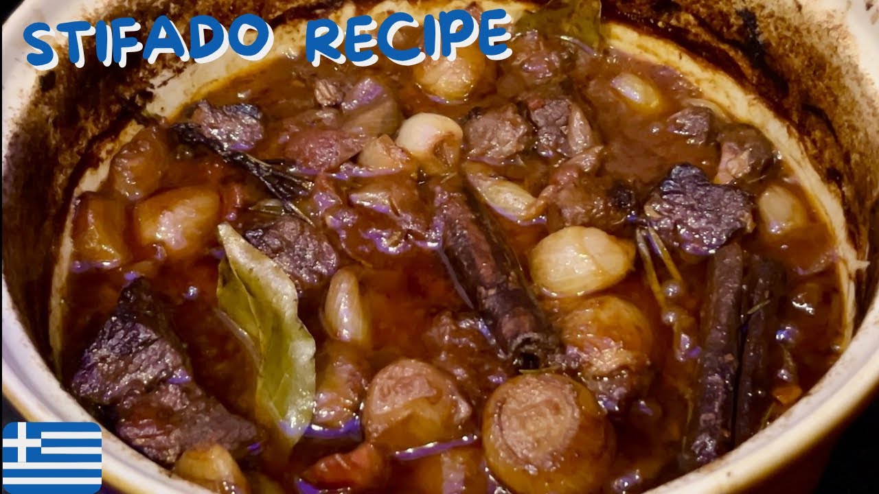 Authentic Stifado Recipe !Traditional Classic Corfu Greek comfort Food. We Love It 🇬🇷 - YouTube