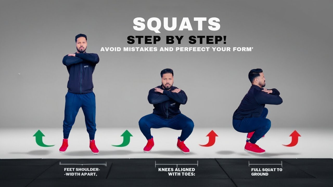 "How to Do Squats Correctly: Step-by-Step Guide to Perfect Form ...