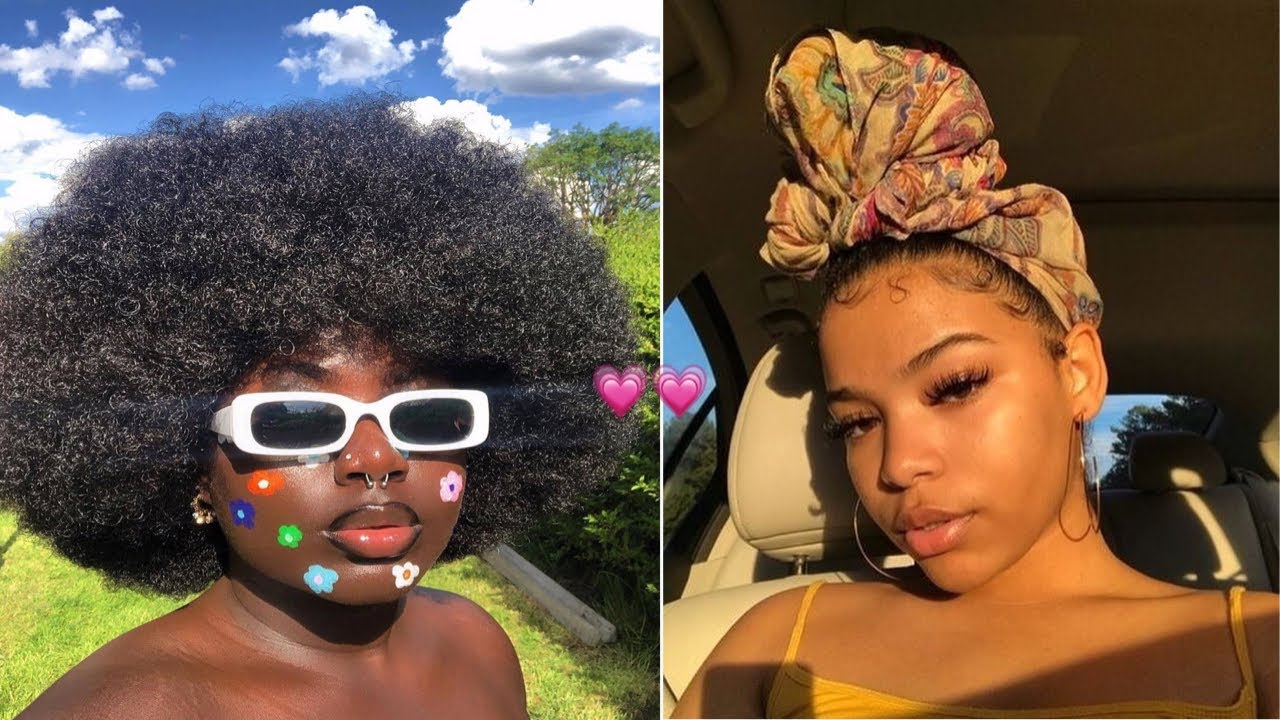 ️ BOMB NATURAL HAIRSTYLES TO TRY ️ - YouTube