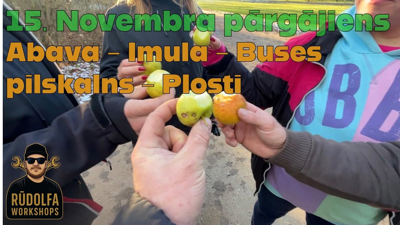 Pārgājiens Amula-Abava-Imula I 15.11.2025. - YouTube