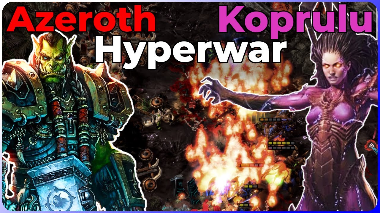 StarCraft vs WarCraft 3 - Azeroth-Koprulu Hyperwar! - YouTube