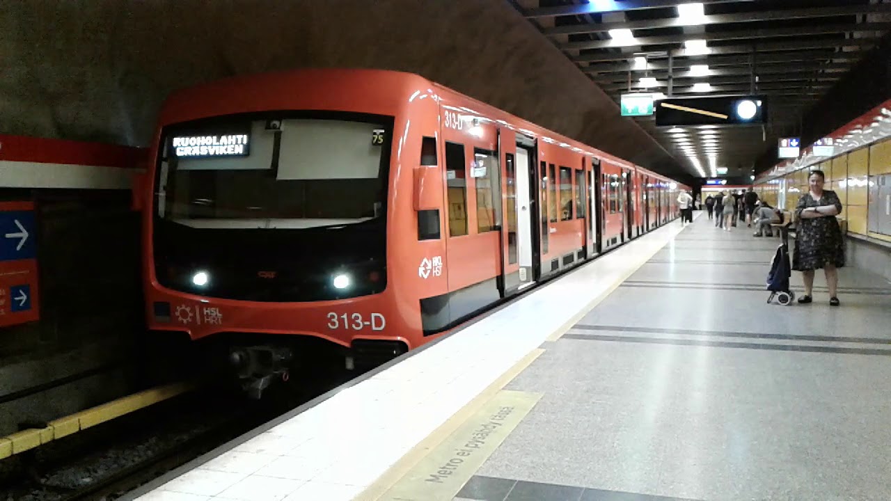 CAF M300 METRO HELSINKI HKL.fi(2) Sornäinen - YouTube