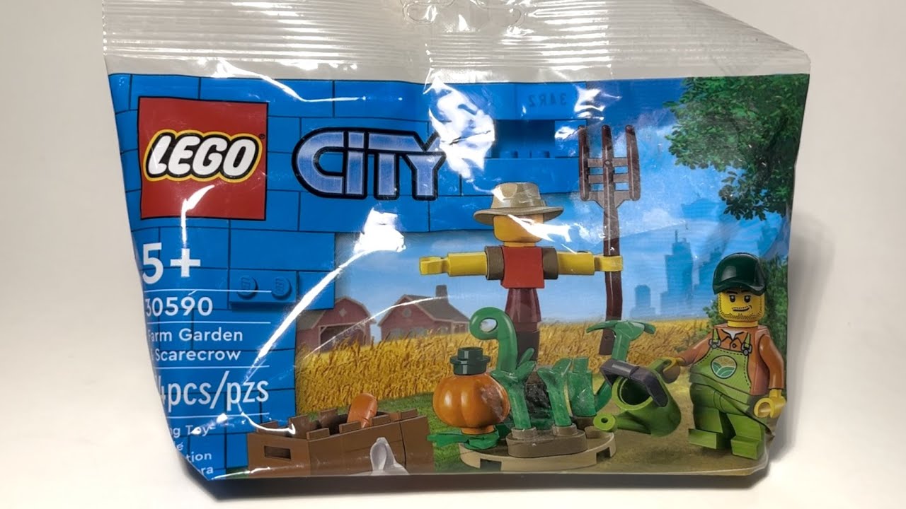 LEGO City 30590 Farm Garden and Scarecrow Review - YouTube