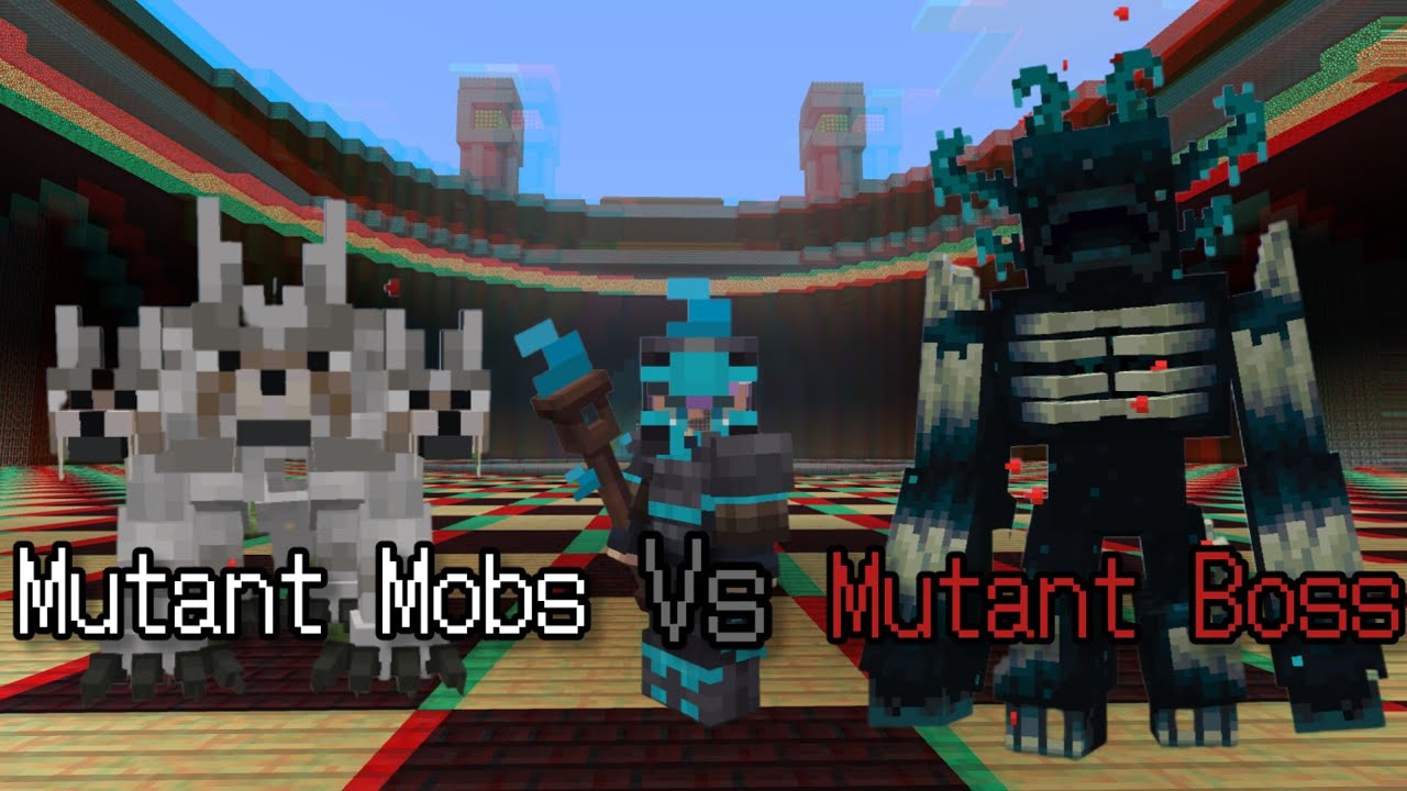 Minecraft Bedrock: Mutant Mobs Challenge - Lucky Blocks: Part 3 - YouTube