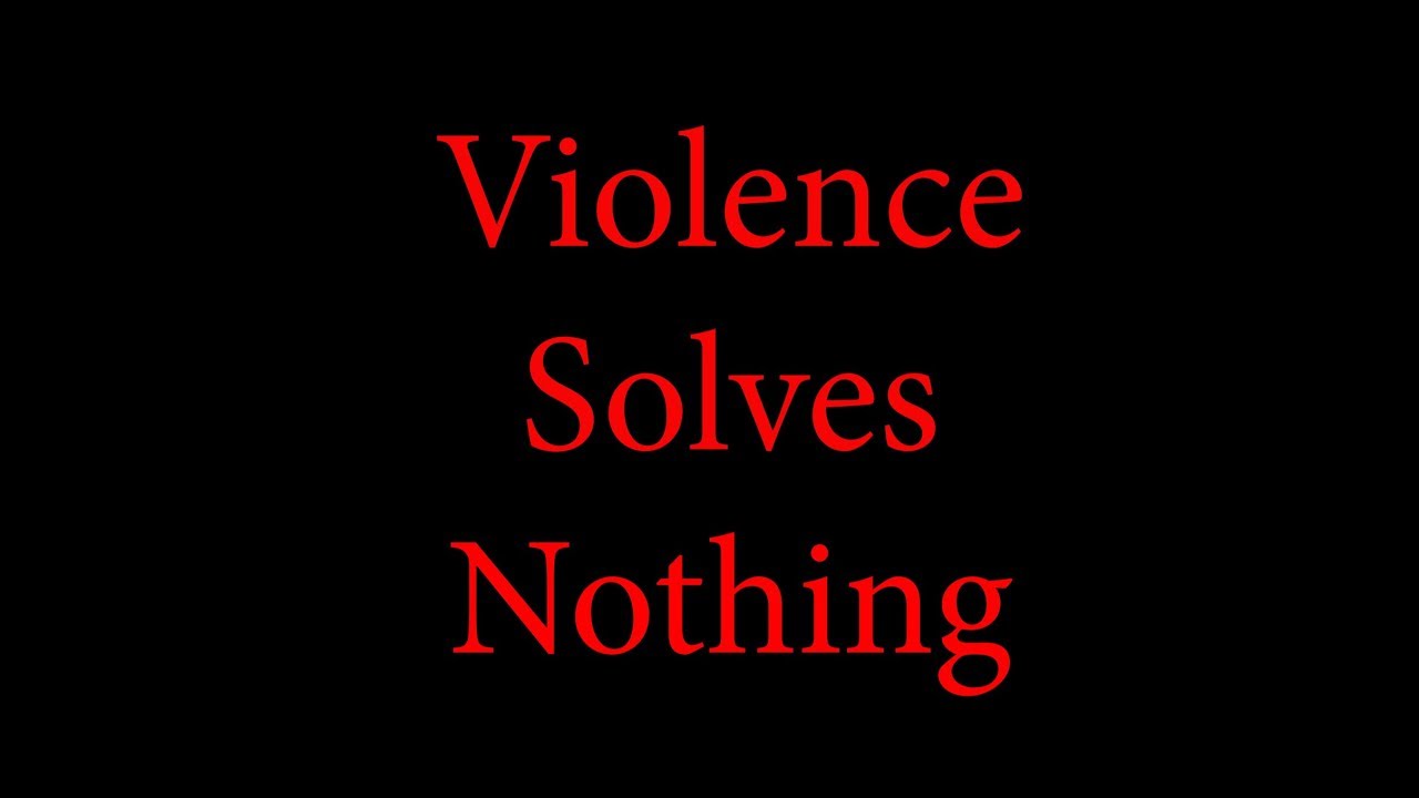 Violence Solves Nothing UIL Digital Animation - YouTube