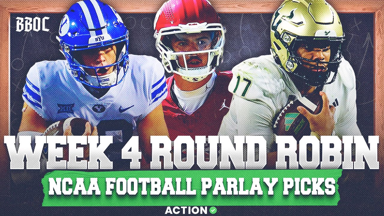 Bet THIS College Football Week 4 MONEYLINE Round Robin Parlay! NCAA ...