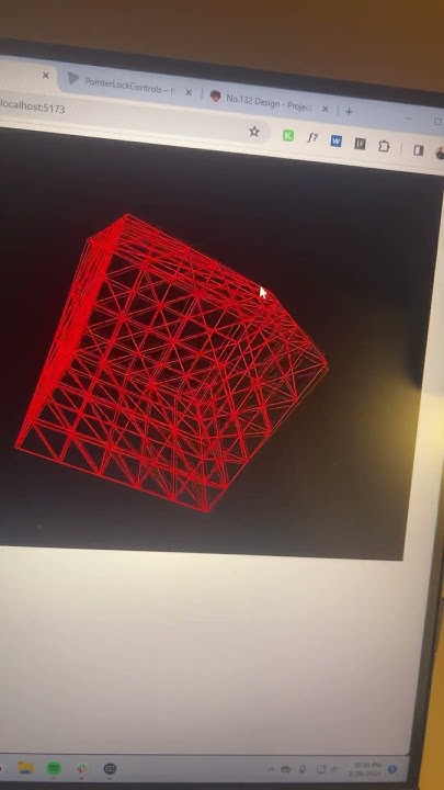 Using orbit controls in 3JS #webdesign #3js - YouTube