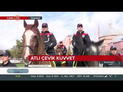 İşte atlı çevik kuvvet