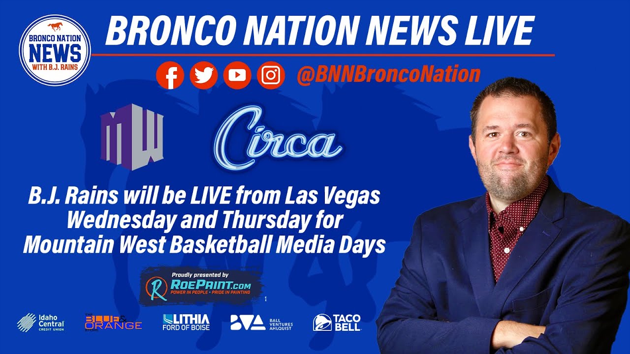 Live from Las Vegas: Boise State coach Leon Rice, Tyson Degenhart and ...