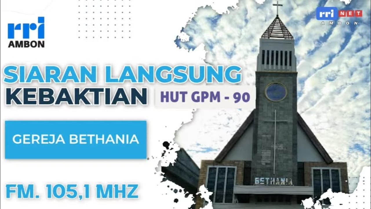 Siaran Langsung Kebaktian HUT GPM -90 ( Sabtu 06 September 2025 ) - YouTube