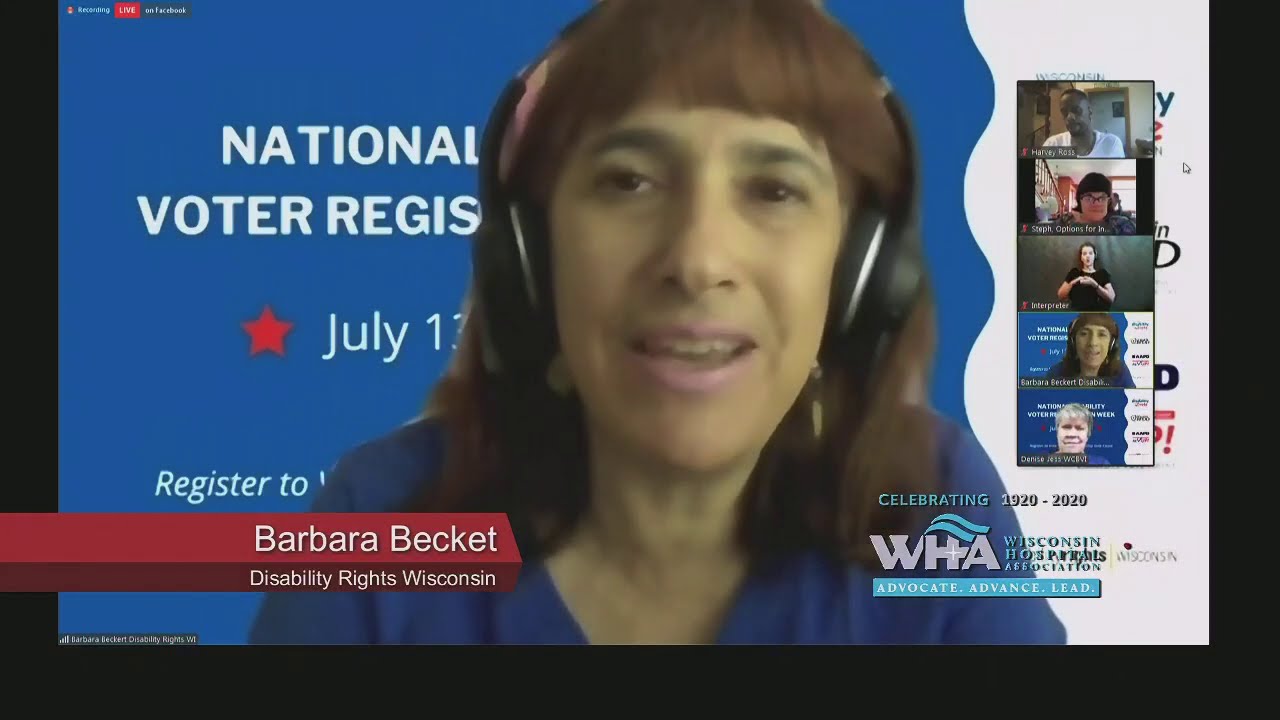 News Conference: National Disability Voter Registration Week - YouTube