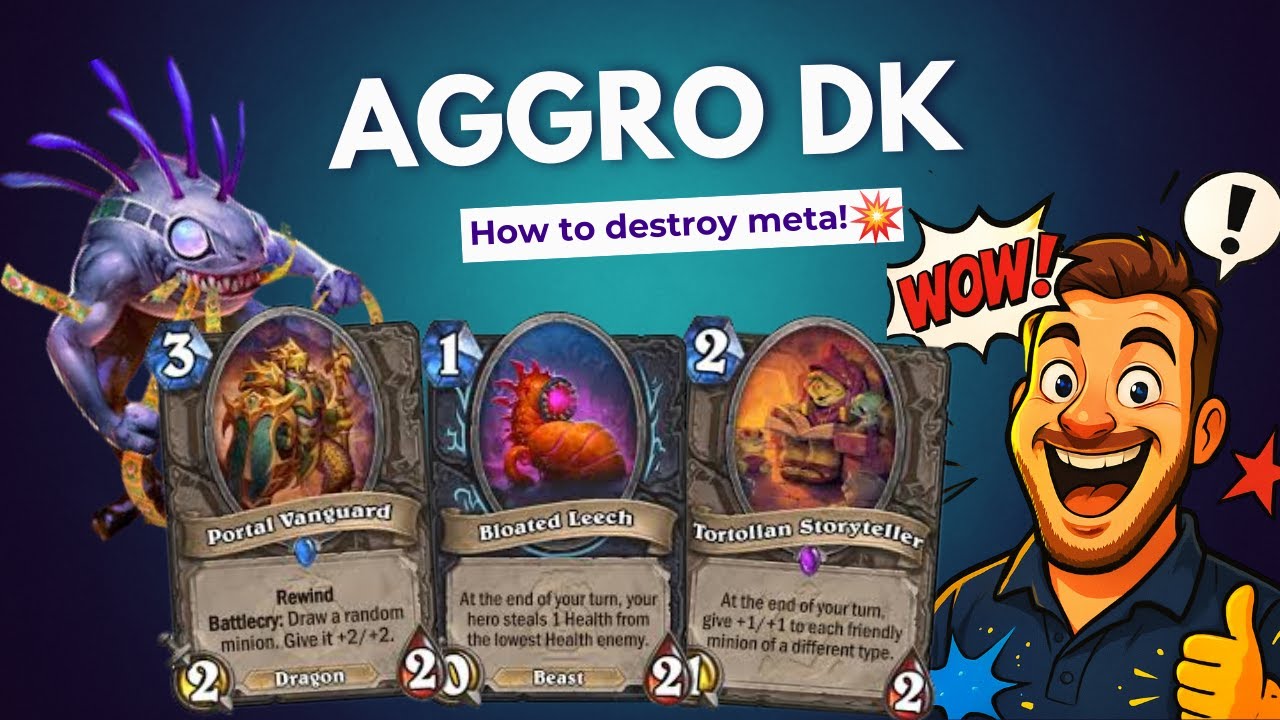 INSANE Aggro DK Deck! Ultra-Toxic Multi-Type Build DESTROYING the Meta ...