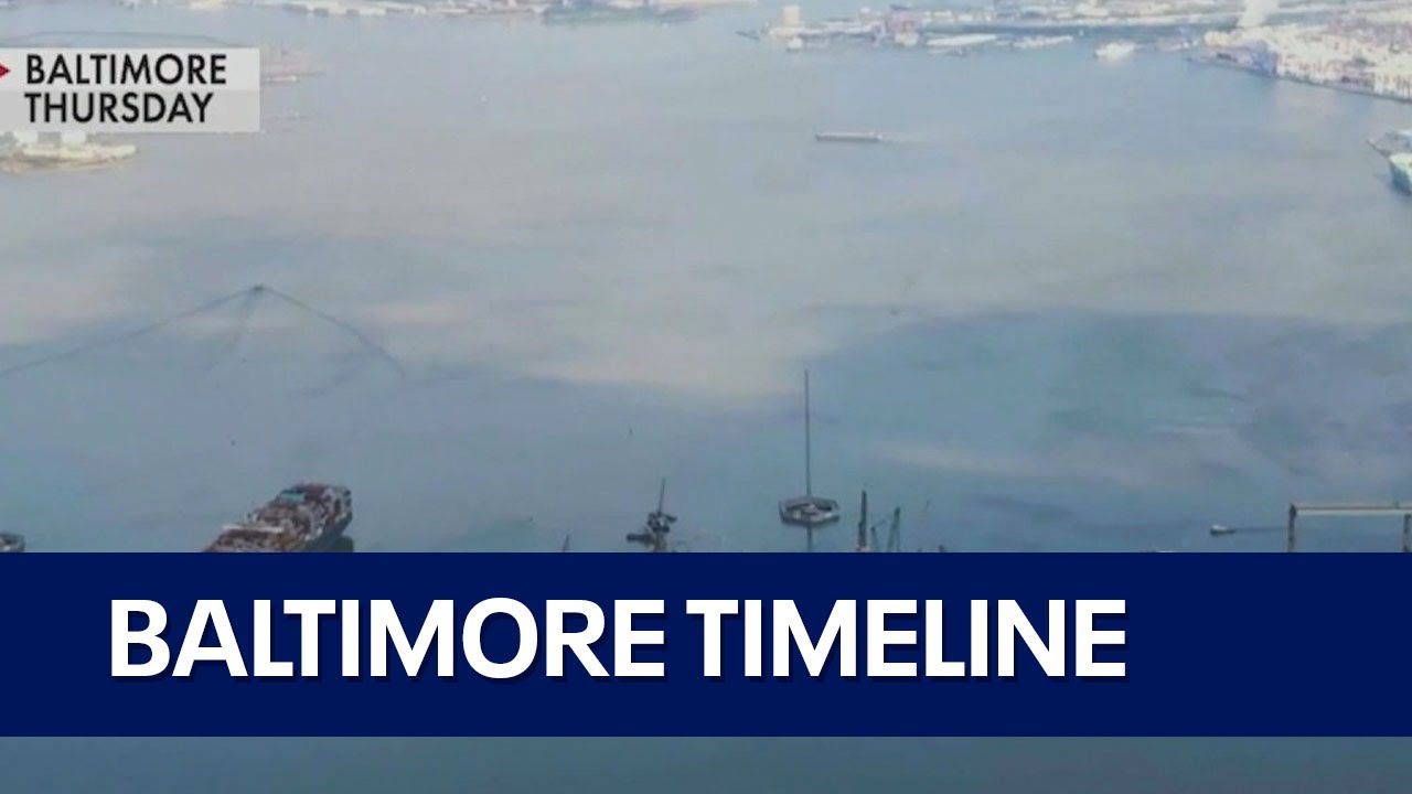 Timeline of Baltimore port reopening released - YouTube